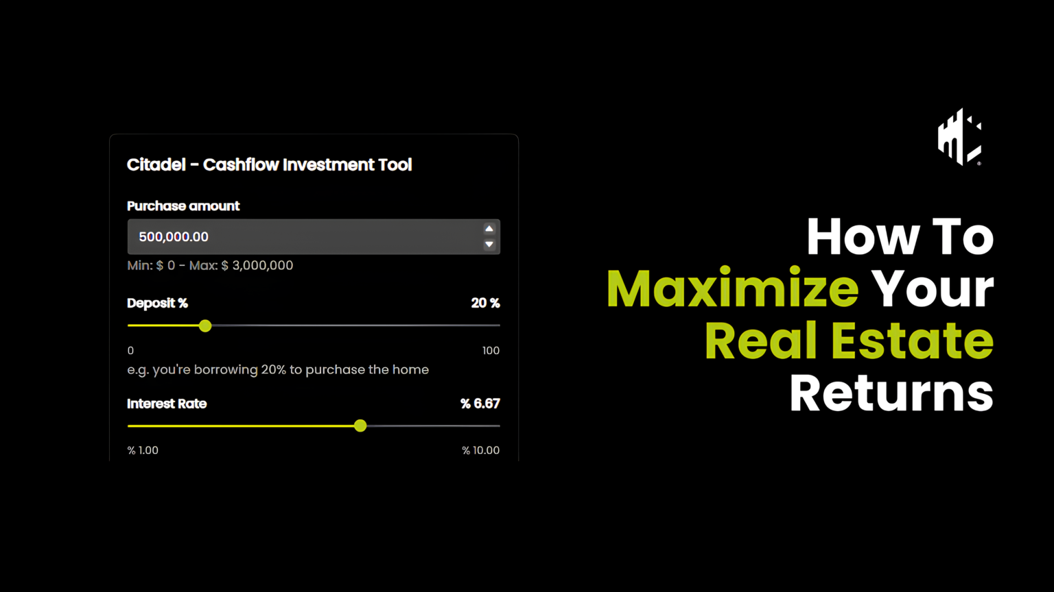 How To Maximize Your Real Estate Returns? | Citadel
